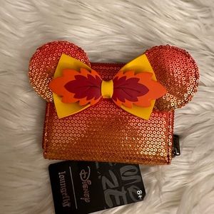 Loungefly | Bags | Loungefly Disney Bundle Of Backpack And Wallet Fall ...